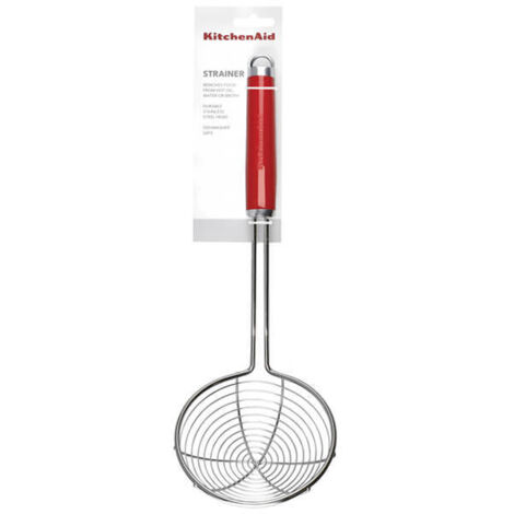 KitchenAid Stainless Steel Spider Strainer Empire Red