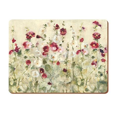 Creative Tops Wild Field Poppies Set Of 6 Premium Table Mats