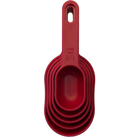 Fusion Twist Measuring Cups Red