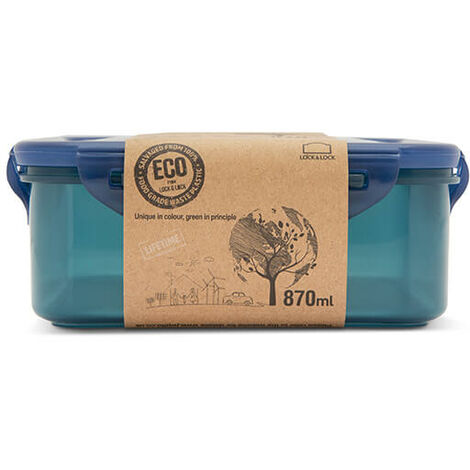 Lock & Lock Eco 870ml Square Storage Container