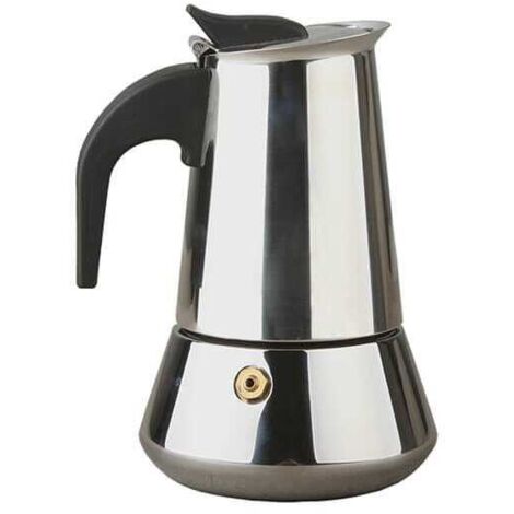 Apollo Stainless Steel Induction 2 Cup Coffee Maker