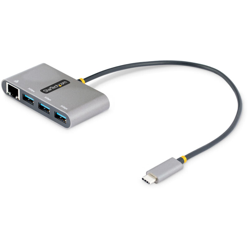 StarTech.com Hub USB-C à 3 Ports avec Ethernet - 3X USB-A - USB 3.0 ...