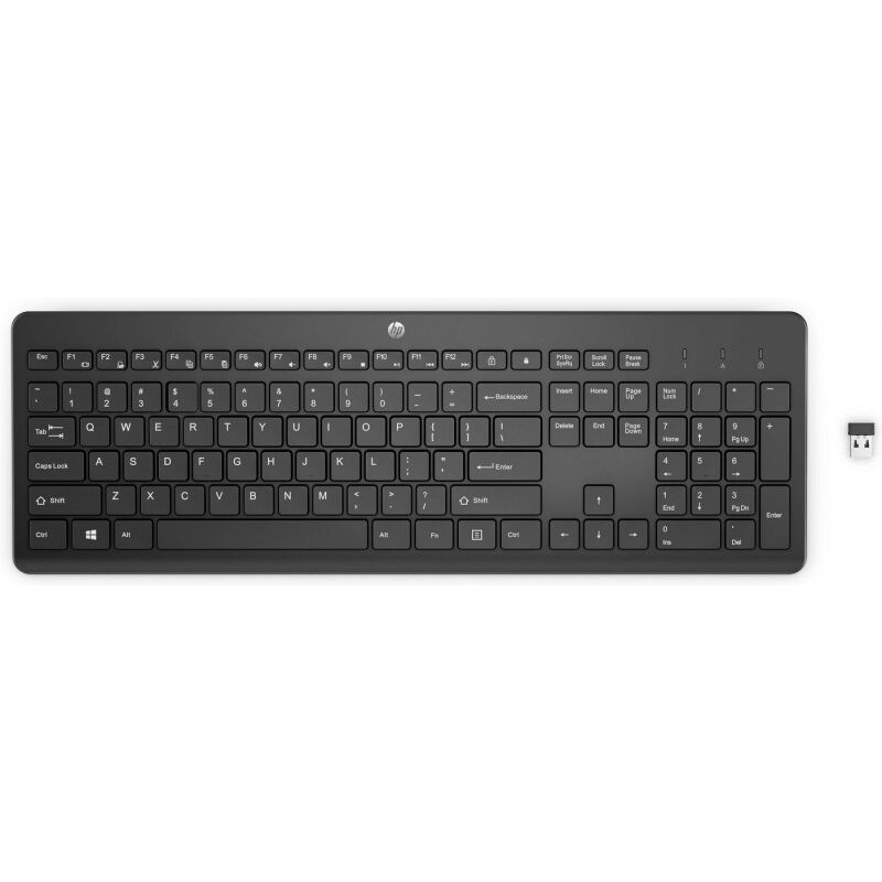 Hewlett Packard HP 230 Wireless Keyboard Black, W126435823 (3L1E7AAABE)