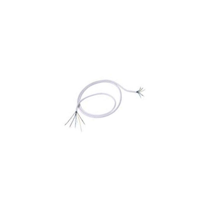 BACHMANN Câble de cuisinière 1,5 m blanc 5G1.50AE, H/AEH H05VV-F 5G1.50 ...