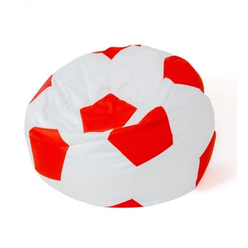 UNKNOWN GO GIFT Pouf blanc rouge Oxford Football (5905359294917)
