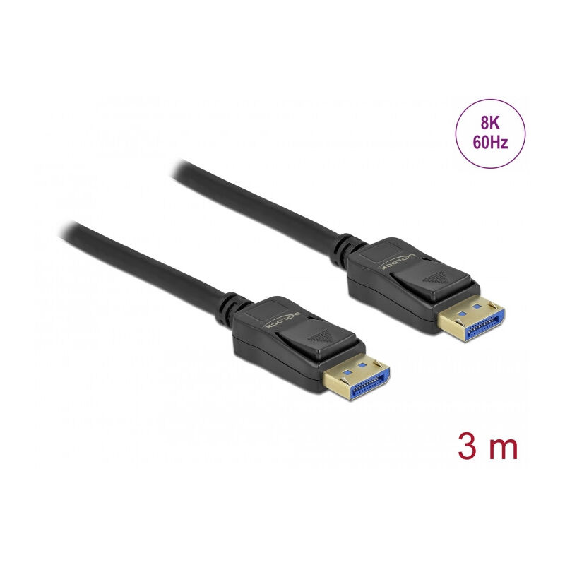DeLOCK Delock Câble DisplayPort 10K 60Hz 54Gbps 3m (80263)
