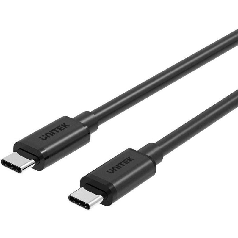 UNITEK Unitek Y-C477BK - 1 m - USB C - USB C - 3.2 Gen 1 (3.1 Gen 1) - Noir