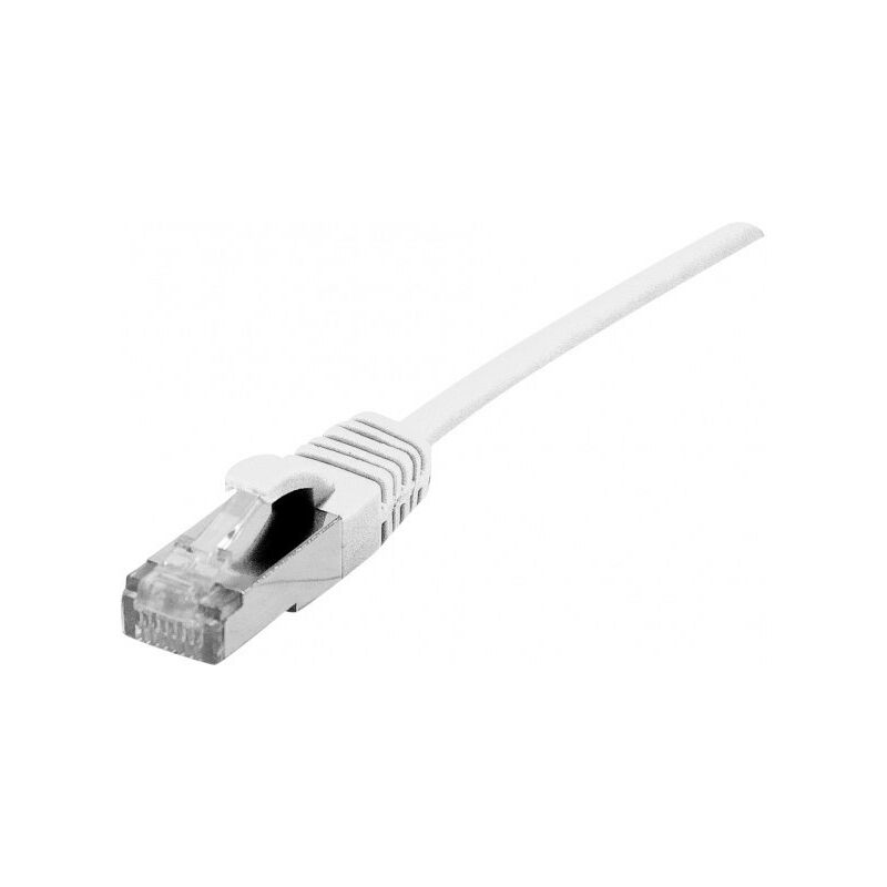 DEXLAN Cordon RJ45 CAT 6A S/FTP LSOH SNG FIN blanc - 10 m (858748)