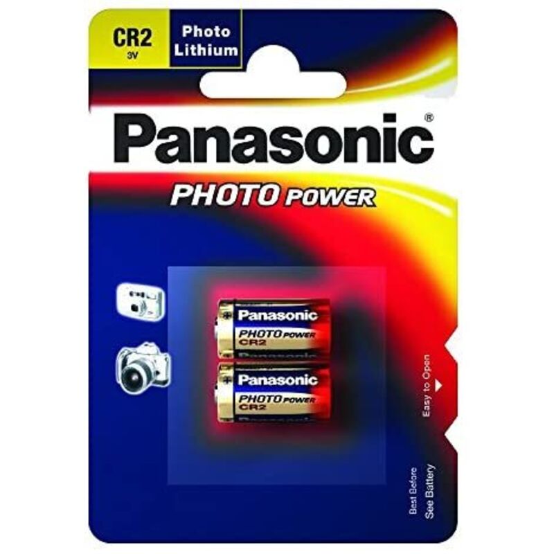 Panasonic 1x2 Photo CR-2 Lithium - Battery - CR 2/CR 15270 (CR-2L/2BP)