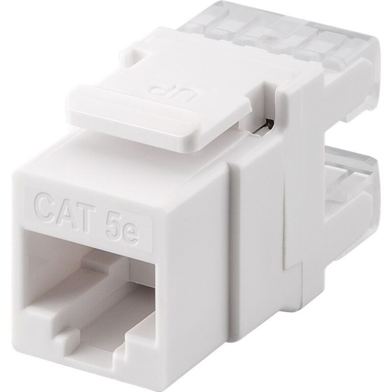 goobay Modul Keystone RJ45 CAT 5e, UTP, 100 MHz - largeur 20 mm, Fiche ...