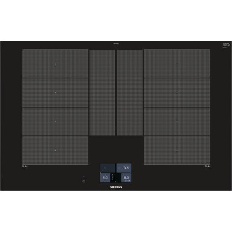 Siemens EX875KYW1E - Noir - Built-in (placement) - Plaque avec zone à ...