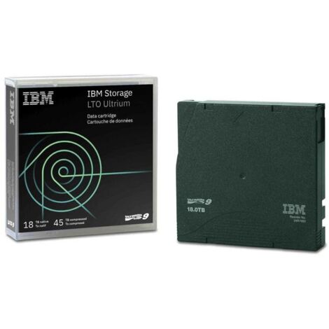 IBM LTO9 Ultrium 18TB/45TB RW Data Cartridge (02XW568)