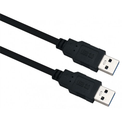 helos Helos Câble de raccordement USB 3.0 A mâle/A mâle 3 m Noir (288323)