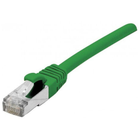 divers Cordon RJ45 CAT 6A S/FTP TPE écologique snagless vert certifié ...