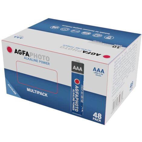 AGFAPHOTO Battery Power Alkaline Micro AAA (48-Pack) (110-859330)
