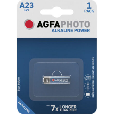 AGFAPHOTO Battery Power Alkaline MN21 V23GA A23 (1-Pack) (110-803807)