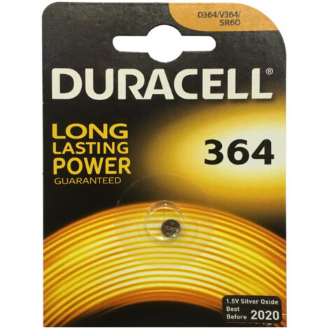 DURACELL Pile 364 SR621 1,5v, 10 pièces (10 x 364)