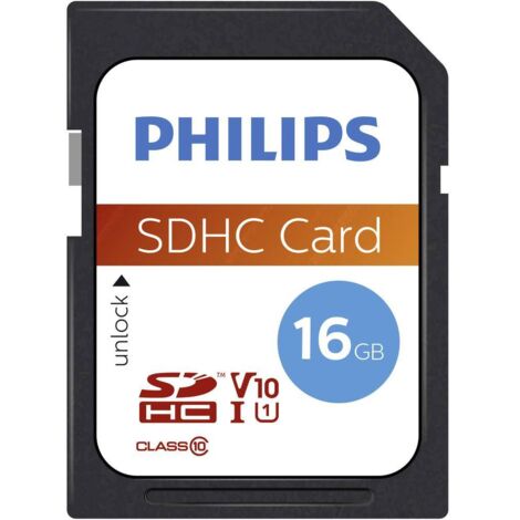 Philips SD SDHC Card 16GB Class 10 - High Capacity SD (SDHC) (FM16SD45B/00)