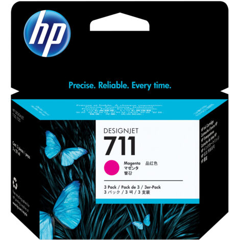 Hewlett Packard HP DesignJet 711 - Ink Cartridge Original - magenta ...