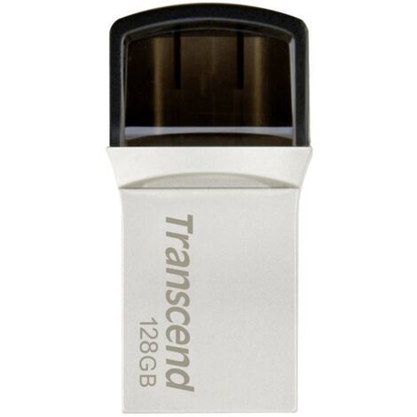 Transcend JetFlash 890 - 128 Go - USB Type-A / USB Type-C - 3.2 Gen 1 ...