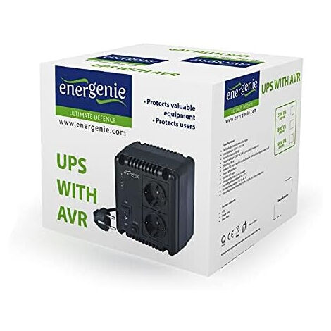 energenie Automatic AC voltage regulator and stabilizer, LED, 220 V AC, 1000 VA (EG-AVR-1001)