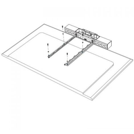 POLY Poly Studio Display Mounting Kit holds the Studio above or below a ...
