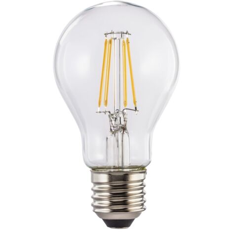 xavax Ampoule fil. LED, E27, 470lm remp. 40W, amp. incand., blc chd, trsp. (00112805)