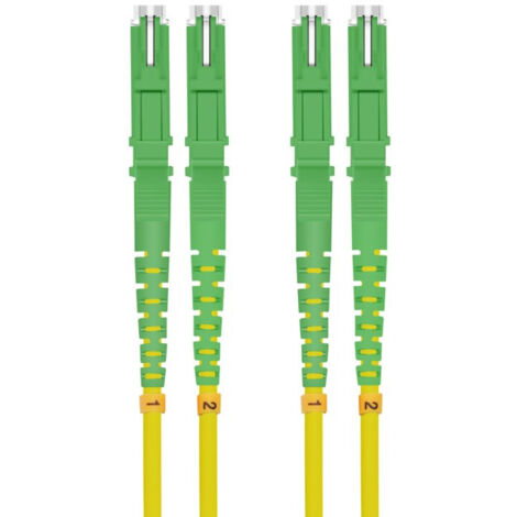 helos Helos LWL Patchkabel E2000 APC/E2000 APC LSH Duplex 9/125µm OS2 gelb 1 - Cable - Network ...