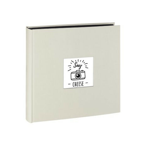 hama Album photo Jumbo Fine Art, 30 x 30 cm, 100 pages noires, craie (00002344)
