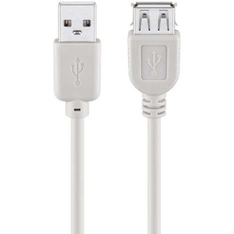 68717 Goobay Câble rallonge USB 2.0 Type-A (5 m) Gris - Câble rallonge ...
