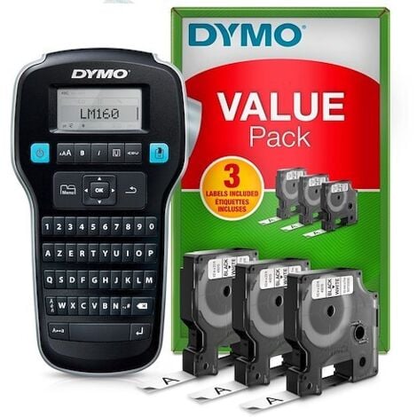DYMO Kit LabelManager 160, étiqueteuse + 3 rubans (2142991)