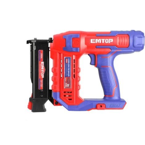 Agrafeuse et cloueuse à batterie cloueur de finition emtop 20v avec 1 ...