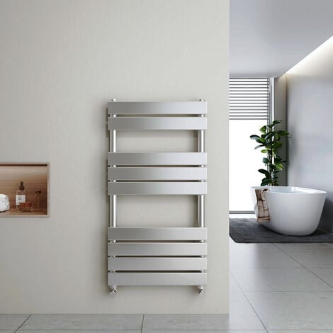 Heilmetz Flat Panel Heated Towel Rail Radiator Bathroom Central Heating ...