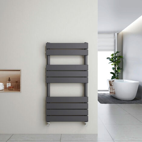 Heilmetz Flat Panel Heated Towel Rail Radiator Bathroom Central Heating ...