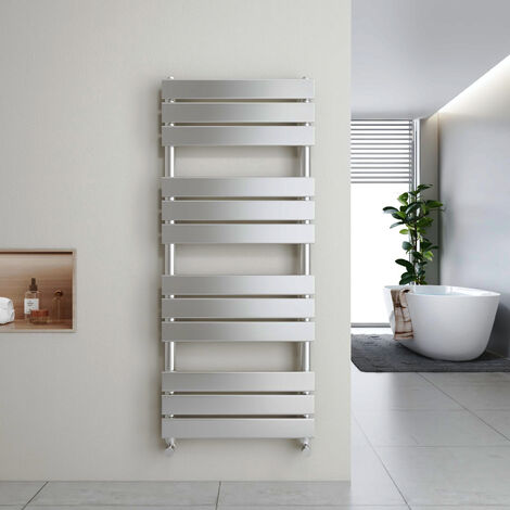 Heilmetz Flat Panel Heated Towel Rail Radiator Bathroom Central Heating ...