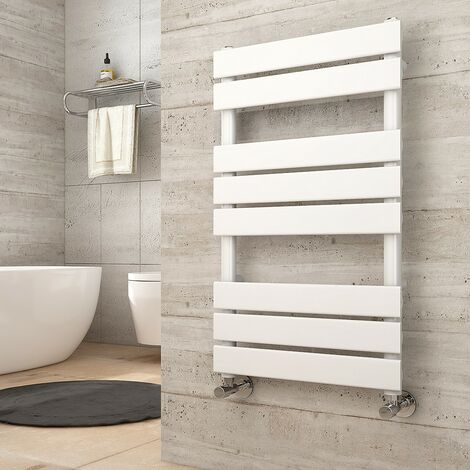 Heilmetz Flat Panel Heated Towel Rail White - 800 × 450mm