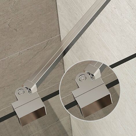 Heilmetz support bar shower wall stabilization bar, with angle Fle×ible ...