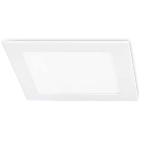 Easy square downlight cuadrado con luz led blanco frío 6000K en color ...