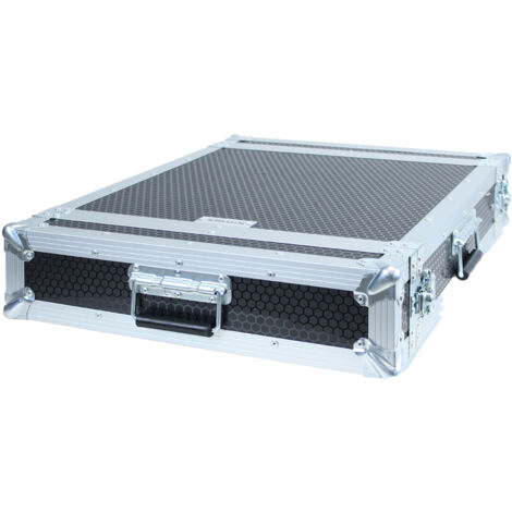 Flight case rack 19'', Capacité 2U, Double porte