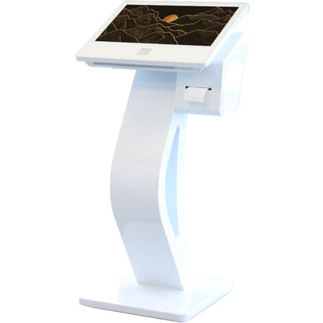 Borne interactive tactile 21.5'', Windows 10, avec lecteur QR code et ...