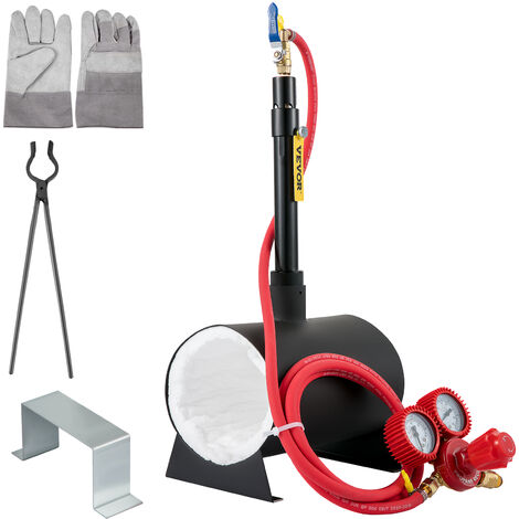 VEVOR Propane Knife Forge, Farrier Furnace with Single Burner, Portable ...