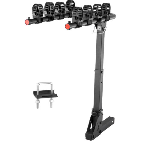 VEVOR 4 Bike Rack Hitch Mount Folding Swing Down Bicycle Carrier Car ...