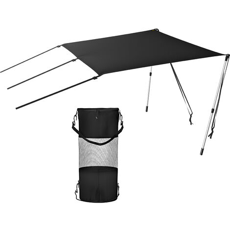 VEVOR T-Top Shade Extension, 6' x 5', UV-proof 600D Polyester T-top ...
