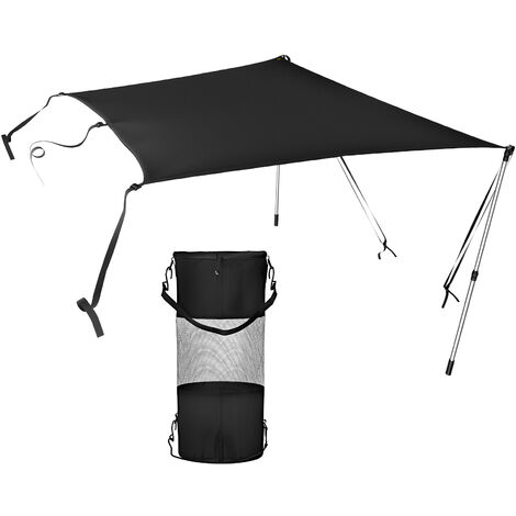 VEVOR T-Top Shade Extension, 6' x 7', UV-proof 600D Polyester T-top ...