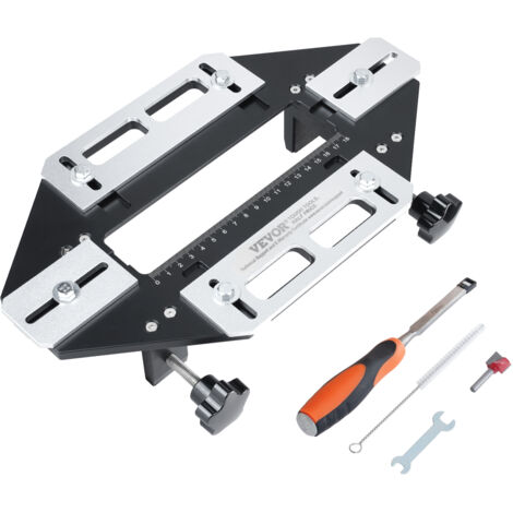 VEVOR Door Hinge Jig, Aluminum Alloy Woodworking Hole Opener, Slotting ...