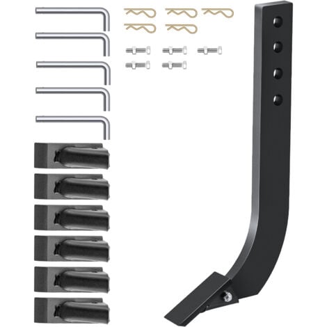 VEVOR Box Blade Shank, 18\'\' Scarifier Shank, 4 Holes Box Scraper ...