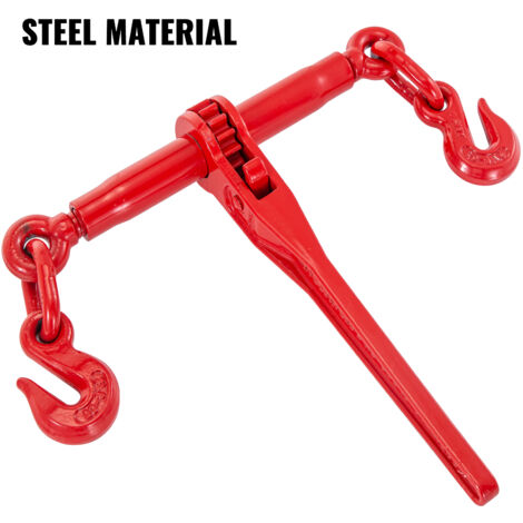 VEVOR Chain Binder 5/16-3/8, Ratchet Load Binder 6600lbs Capacity ...