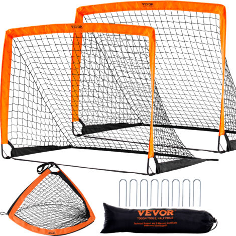 VEVOR Portable Soccer Goal, 4x3 ft Kids Backyard Soccer Net, Foldable ...