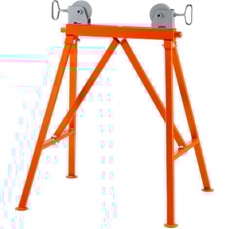 VEVOR Pipe Stand with Roller Head 2500 LBS Load for 2-36 inches Pipes ...