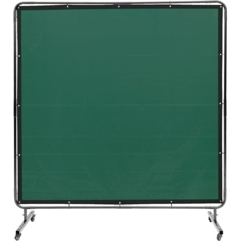 VEVOR Welding Screen with Frame, 6' x 6' Welding Curtain Screen, Flame ...